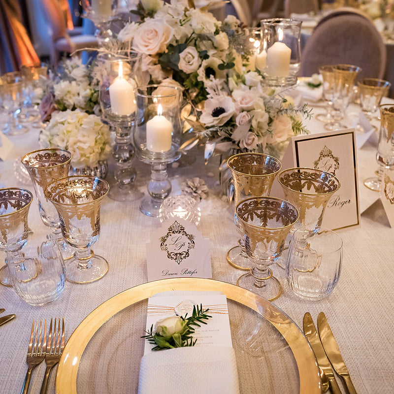 Luxury Gold Foil Free Standing Table Names or Number – Cartalia